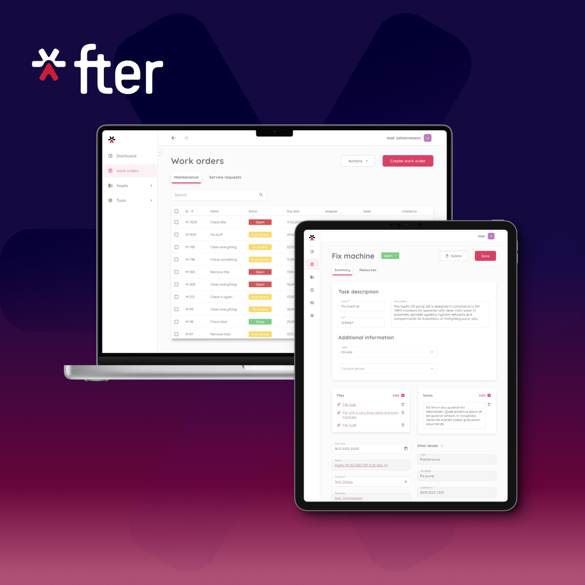 Use case - Service contracts - fter.io